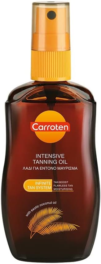Carroten Intensive Tanning Oil SPF 0, 50 ml - Tanning Accelerator with ...