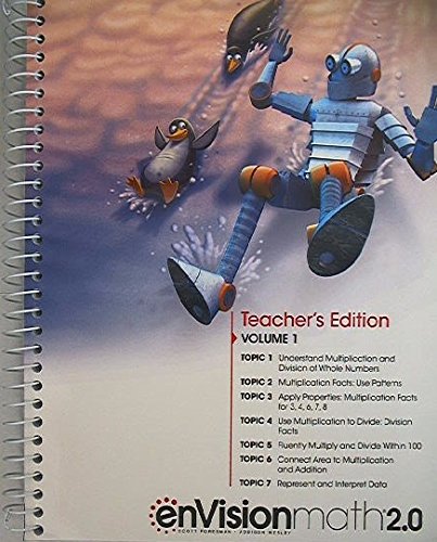 enVision Math 2.0: Teacher's Edition, Grade 3, Volume, Topics 1-7 ...