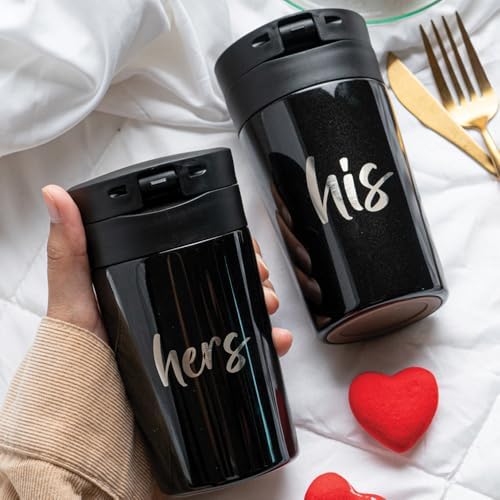 Borosil 260 ml Coffeemate Insulated Mug | His & Her Mug Combo | Couple ...