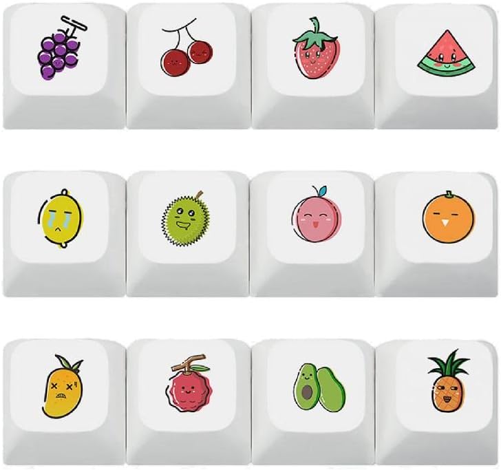 XDA Profile PBT Keycaps 12 Keys Dye Subbed Keycaps Mixed Color Keycap ...