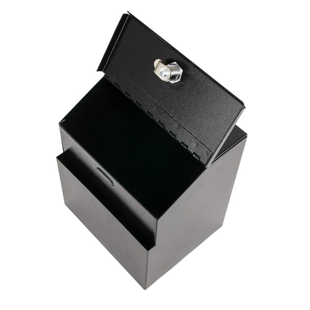 KYODOLED Metal Suggestion Box with Lock Wall Mounted Ballot Box ...