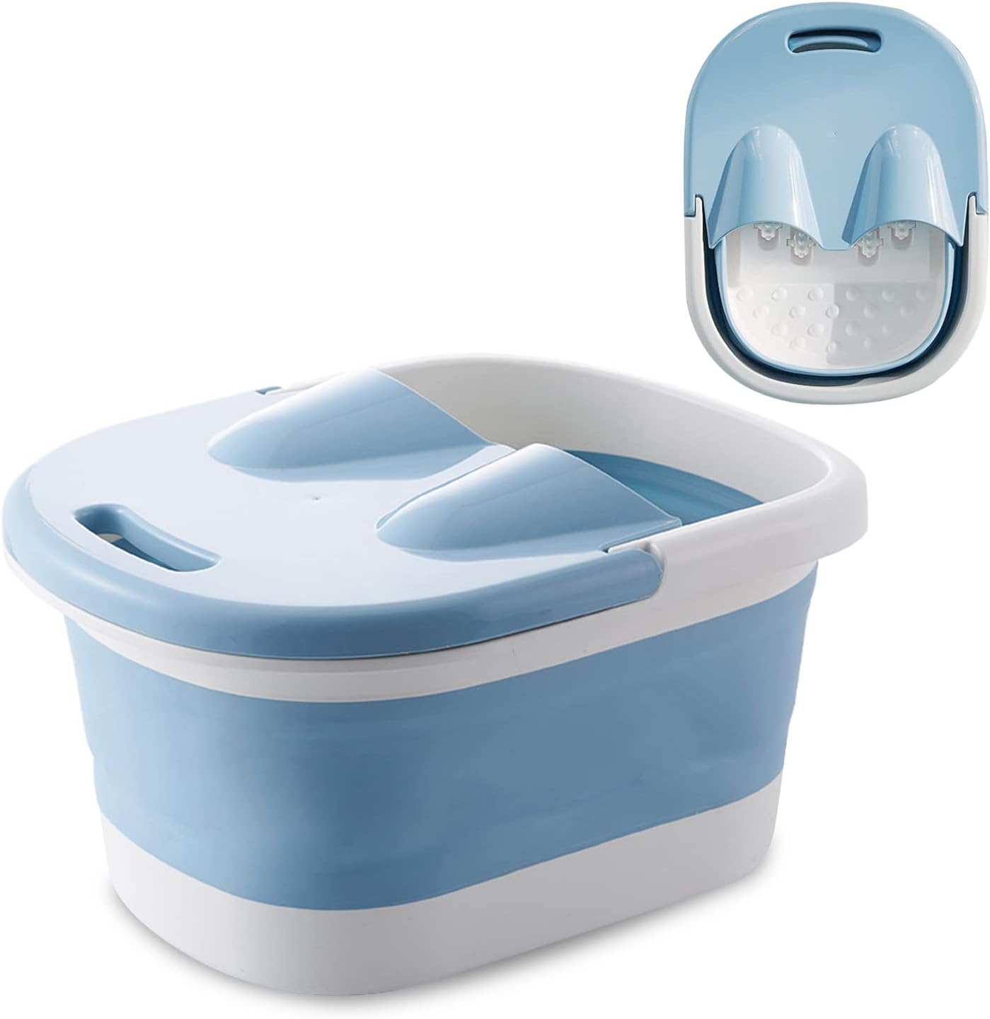 Amazon.com: Huntoshon Foot Spa Massager, Collapsible Bath Basin ...