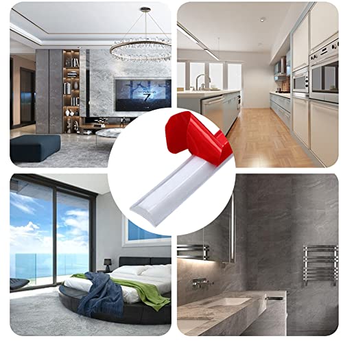 TPE Quadrant Trim, 3M Selfadhesive Moulding Trim Wall Corner Strip Home ...