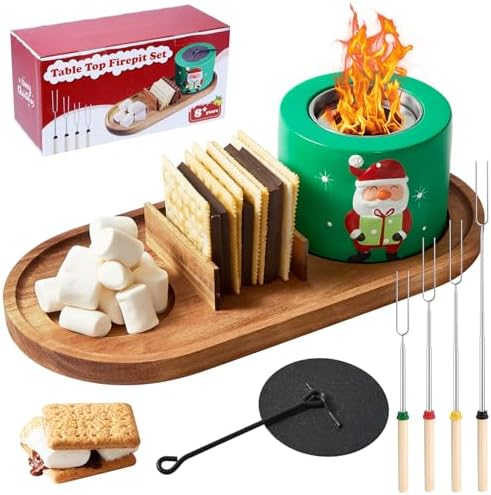 Smores Maker Tabletop Indoor Smores kit-Flameless Marshmallow Roaster ...