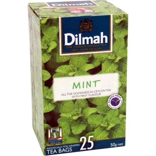 Amazon.com : Dilmah Teebeutel 'Minze' 25 Btl. (Mint) : Grocery Tea ...