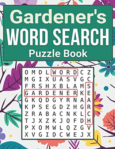 Gardener’s Word Search: Large Print Gardening Wordsearch Book | 8.5 x ...