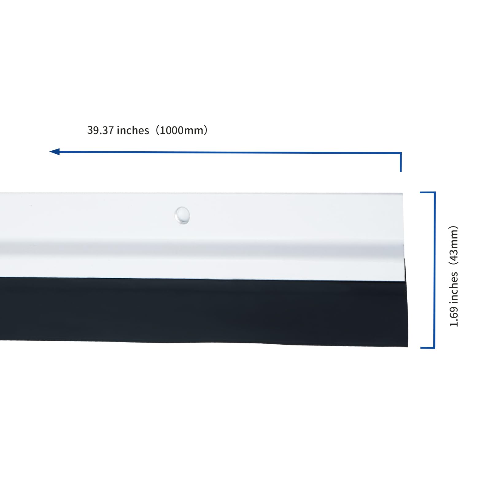 Door Sweep,Gate Bottom Sealing Strip Draft Stopper with Aluminum Alloy ...
