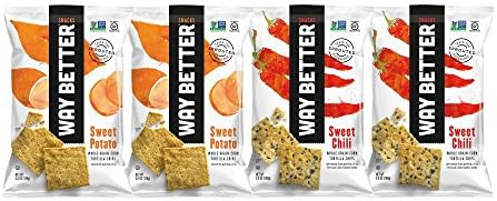 Amazon.com: Way Better Snacks Sprouted Gluten Free Whole Grain Corn ...