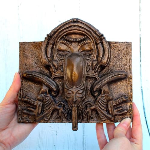 Giger Alien wall plaque tribute artwork COLD CAST BRONZE Fan Art ...