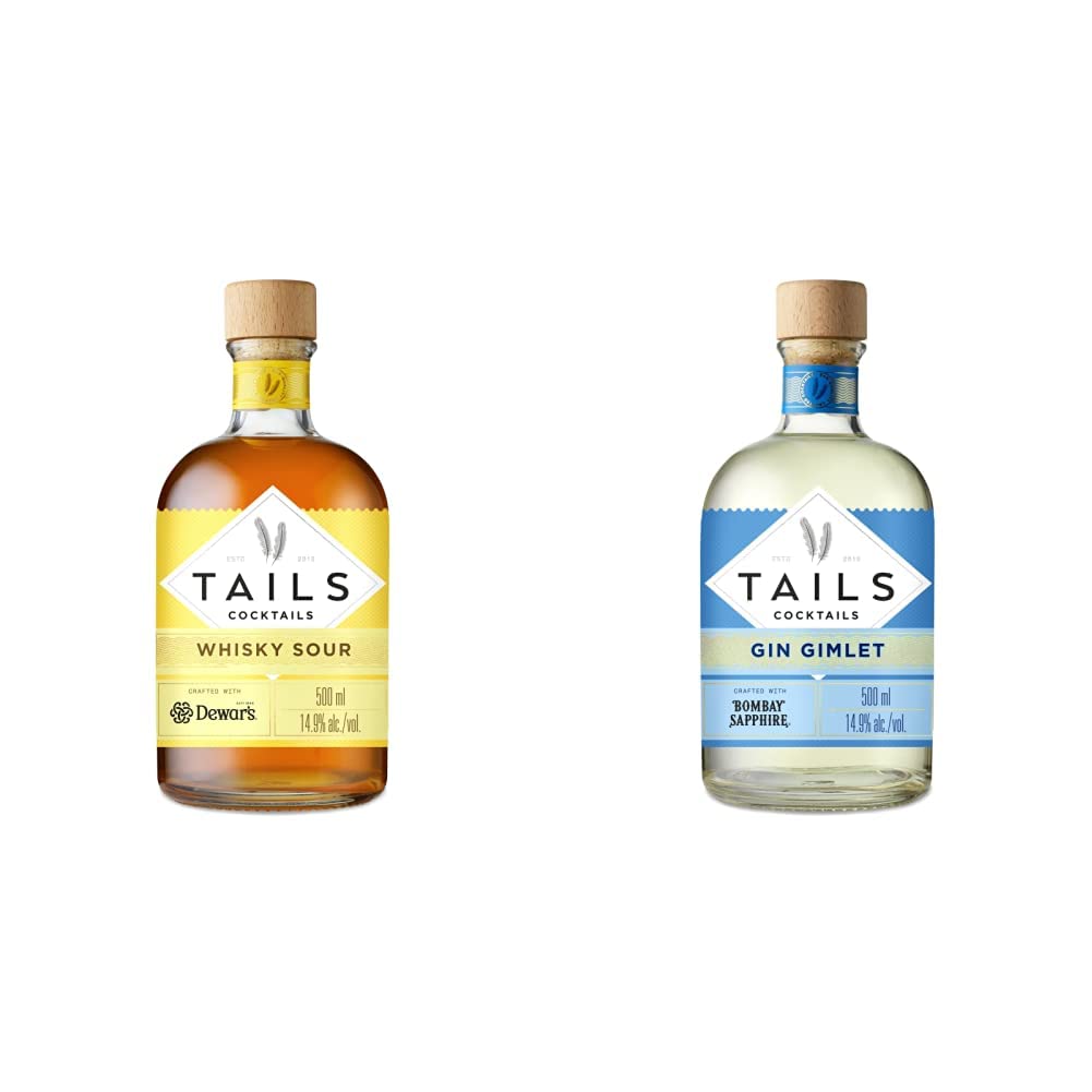 Buy Tails Cocktails Whisky Sour Cocktail, Pre-Mixed & Ready To Drink ...