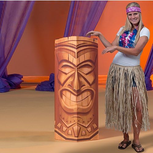 Amazon.com: 3 ft. 8 in. Vintage Tropical Luau Summer Tiki Totem Standee ...