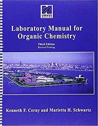Amazon.com: Laboratory Manual for Organic Chemistry: 9781465289339 ...