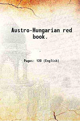 Amazon.in: Buy Austro-Hungarian red book. Book Online at Low Prices in ...