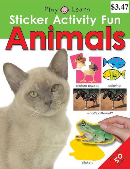 Sticker Activity Fun Animals (Play Learn Sticker Activity Fun): Priddy ...