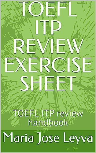 Amazon.com: TOEFL ITP REVIEW EXERCISE SHEET: TOEFL ITP review handbook ...