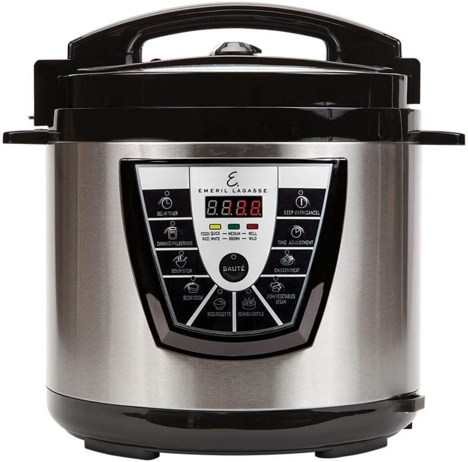 Amazon.com: Emeril Lagasse Y8DAF36 8-Qt 7-In-One Pressure Cooker Plus ...