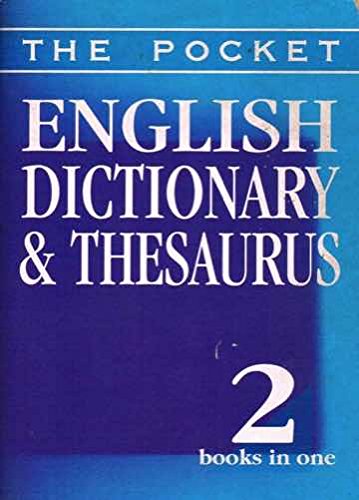 Pocket English Dictionary and Thesaurus: Grandreams: 9781858304991 ...
