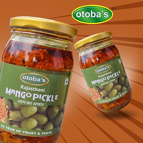 Otoba's Rajasthani Mango Pickle (400g)| Authentic Aam ka Achar with ...