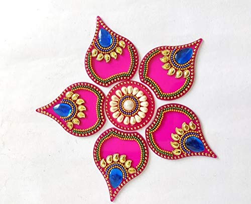 Buy Saina Gifts N Glitz Baby Acrylic Rangoli Modak Shape with Different ...
