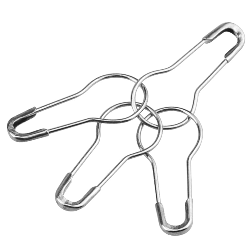Snapklik.com : 1000 PCS Small Metal Gourd Safety Pins Bulb Guard ...