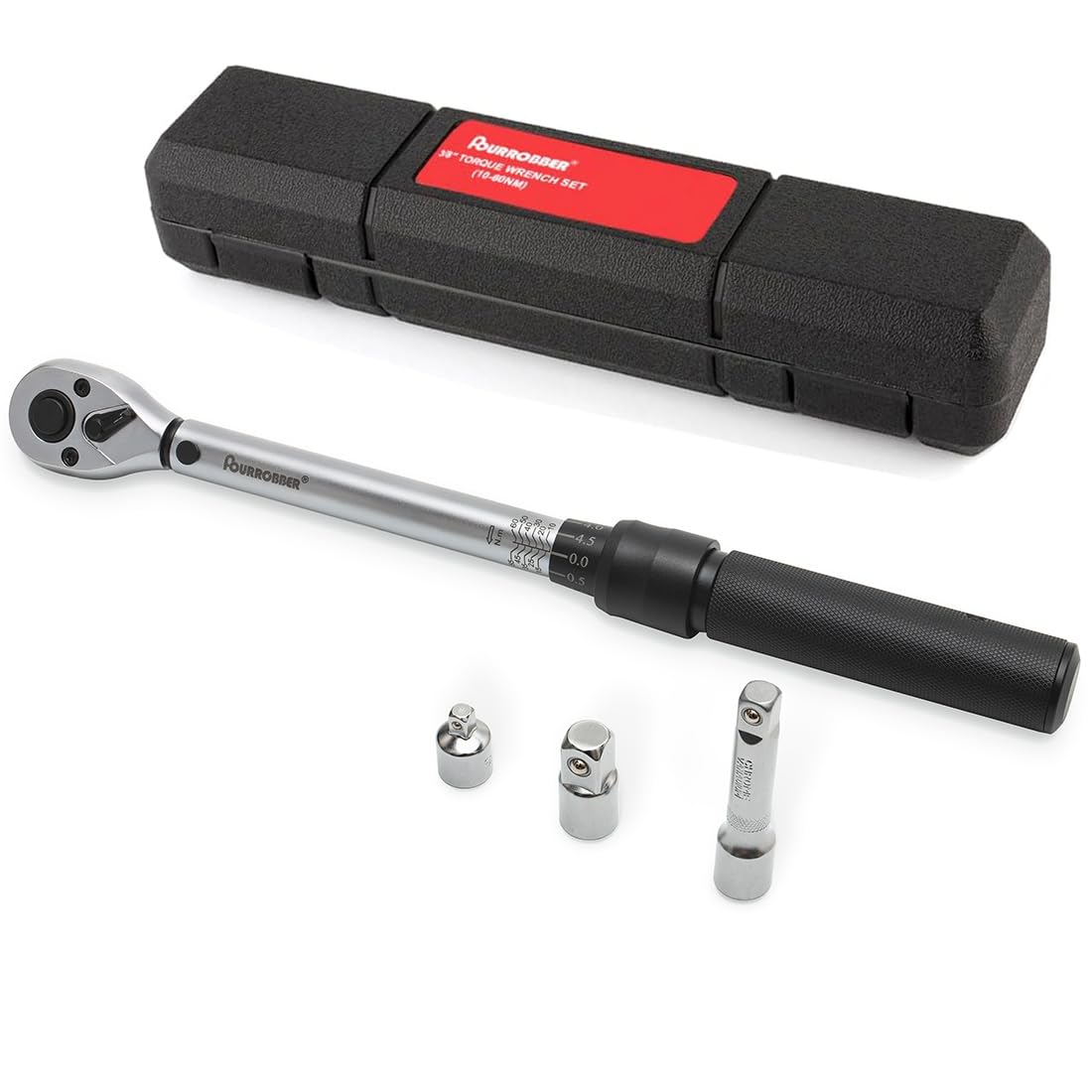 Buy FOURROBBER Torque Wrench Set 3/8-inch Drive Click Dual-Direction ...