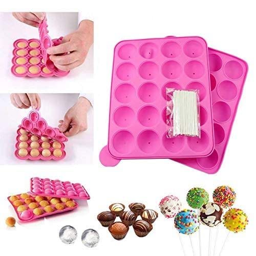 Post Future Pop Sickles 20 Cavity Silicone Mould,Lollipop Silicone Cake ...