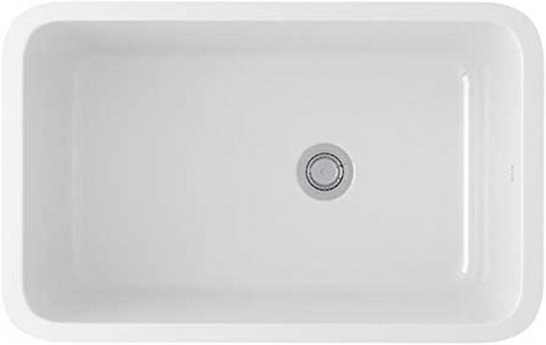 Rohl RC3018WH FIRECLAY Kitchen Sinks, 30-Inch by 18-Inch by 10-Inch ...