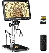 Amazon.com : TOMLOV DM9 Max Digital Microscope: 20MP 10.1" 1500X HD IPS ...