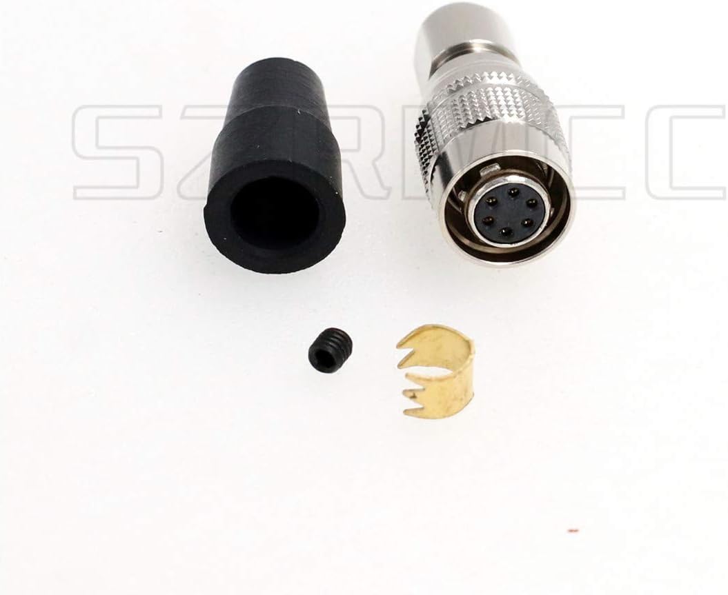 SZRMCC HR10A-7P-6S Hirose 6 Pin Female Circular Connector Plug for ...