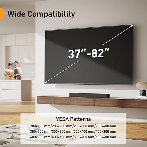 Snapklik.com : Perlegear UL-Listed Tilting TV Wall Mount For Most 37-82 ...