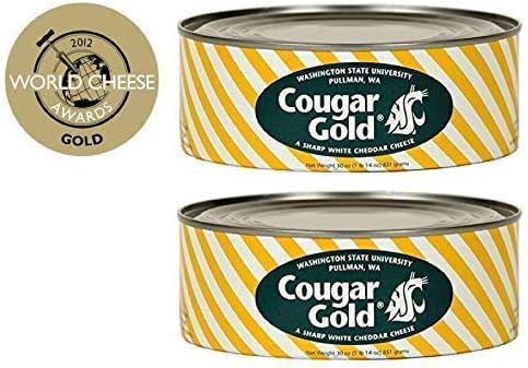 Amazon.com: WSU Creamery Cougar Gold Cheese 30oz can (2-Can Pack ...