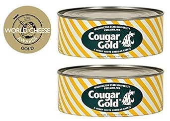 Amazon.com: WSU Creamery Cougar Gold Cheese 30oz can (2-Can Pack ...