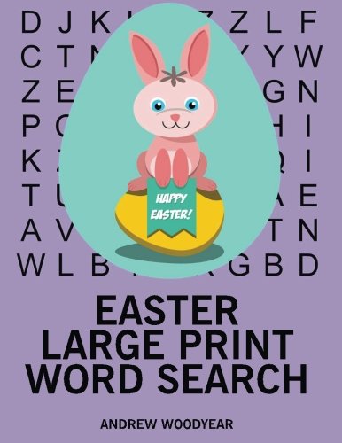 Easter Large Print Word Search: 25 Easter Themed Word Search Puzzles ...