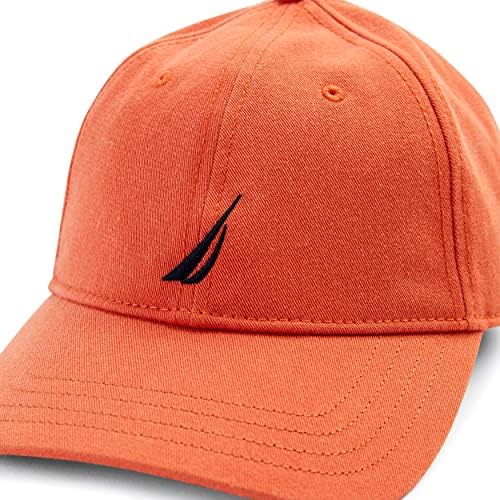 Nautica Men's J-Class Logo 6-Panel Cap, Cayenne, One Size at Amazon Men ...