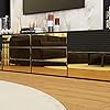 Amazon.com: Stickyart 12"x315" Large Size Flexible Gold Mirror Stickers ...