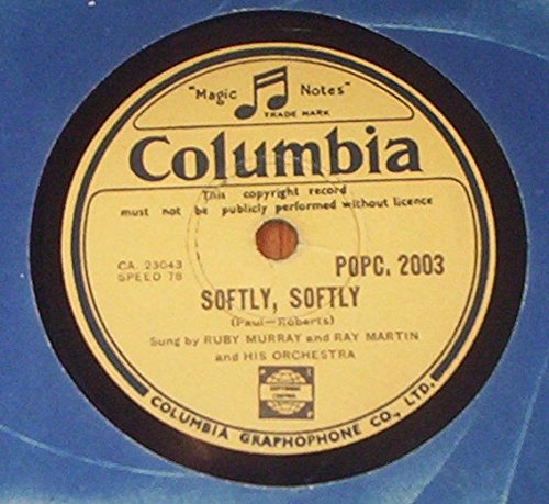 Ruby Murray Softly Softly / Let Me Go Lover 10 inch 78 rpm Vinyl ...