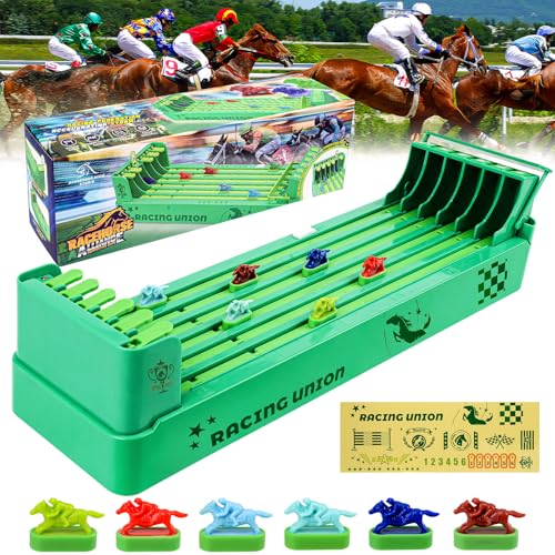 Horse Racing Game, Table Top Horse Board Game with 6 Horses, Fun Race ...