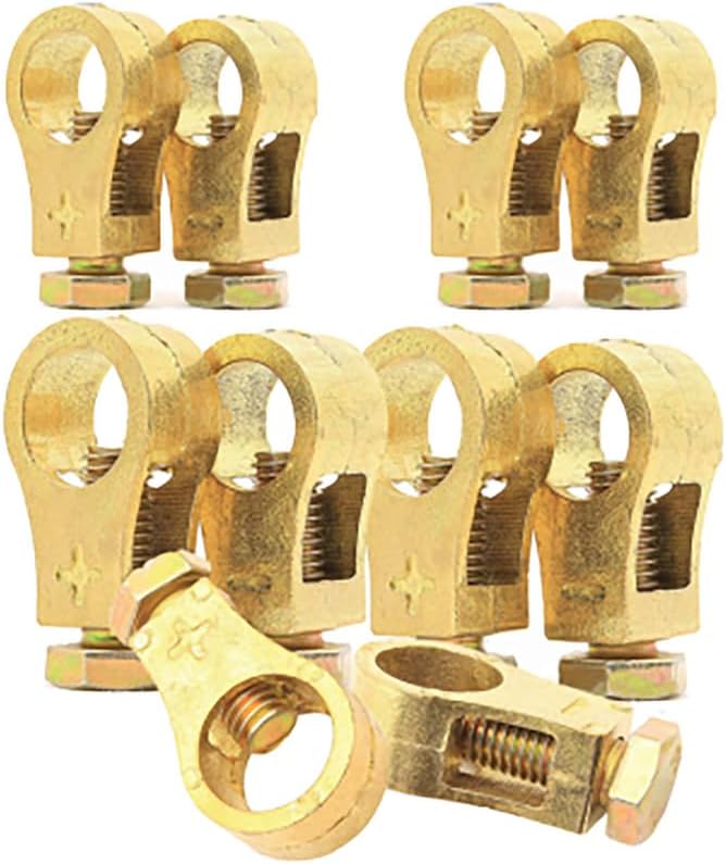 Amazon.com: PUSKIU Pure Copper Battery Connection Clip, 5 Pair Upgarde ...