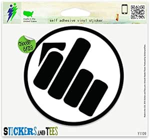 Amazon.com: Middle Finger Vinyl Sticker Small Window Bumper Phone Decal ...