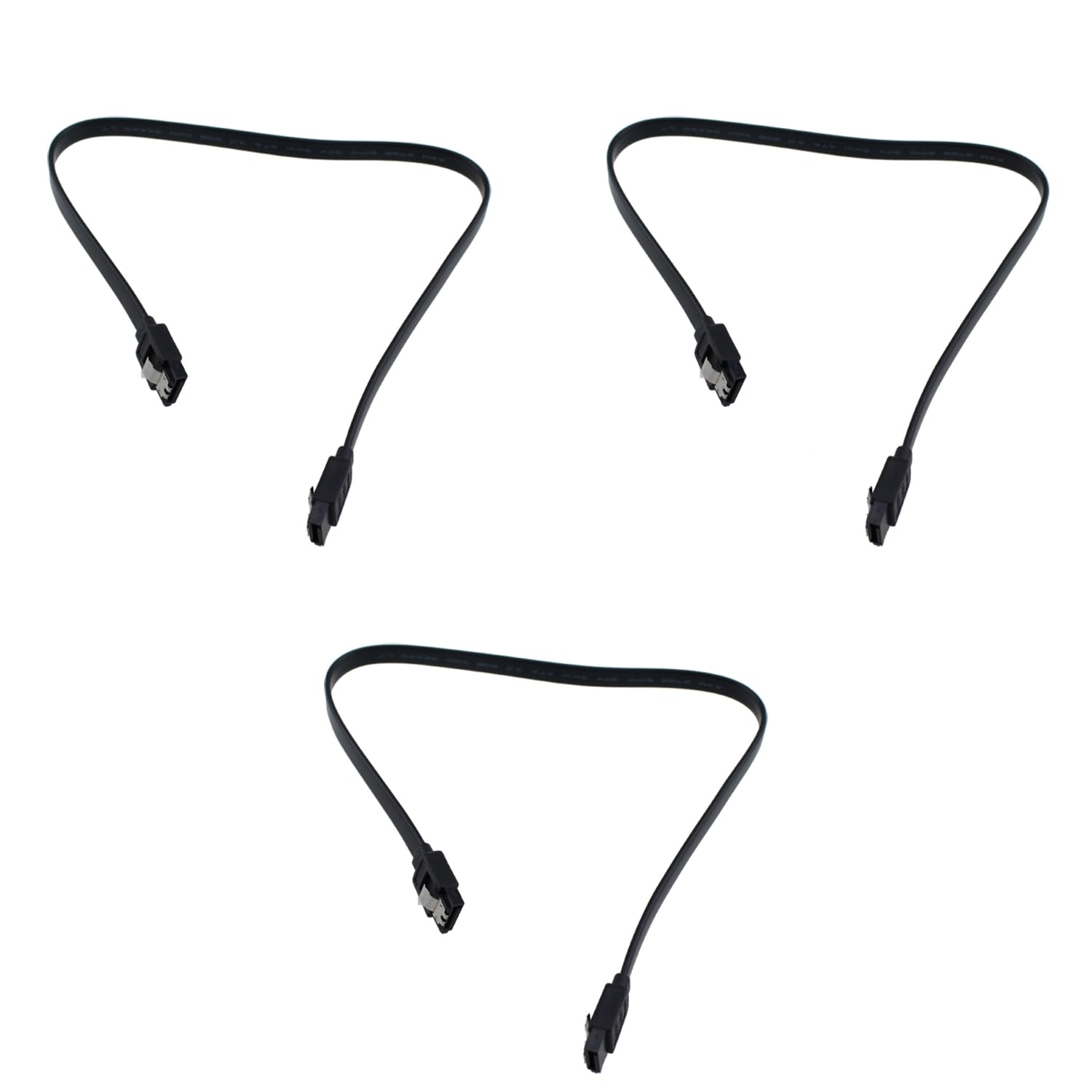 TAODAN 3PCS Round SATA Cable Latching Connector 6Gbs SATA Cable SATA ...