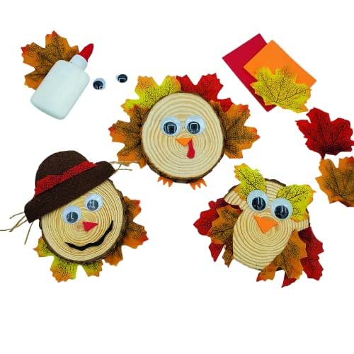 Amazon.com: Ink and Trinket Kids DIY Thanksgiving Craft Kit for Kids ...