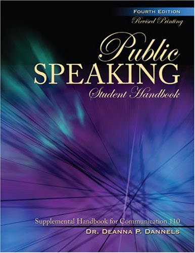 PUBLIC SPEAKING STUDENT HANDBOOK: SUPPLEMENTAL HANDBOOK FOR ...