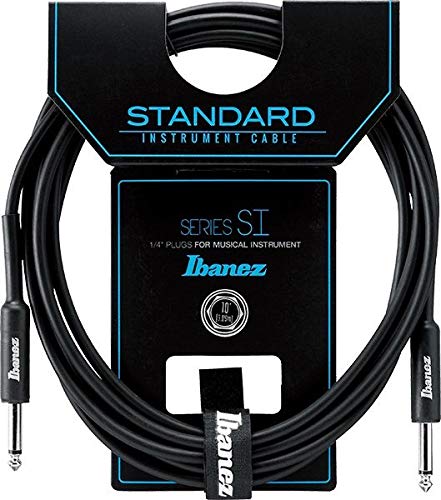 Amazon.com: Ibanez SI10 Standard Guitar Bass Cable for Musical ...