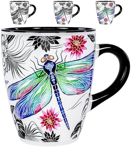 Amazon.com: Sheffield Home 20 OZ Large Coffee Mug Set - Set of 2 Coffee ...