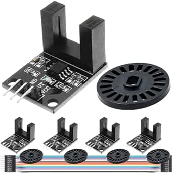 DAOKAI 5 pcs LM393 Photoelectric Sensor H2010 Photoelectric Opposite ...