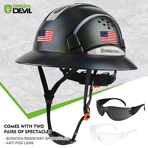 Snapklik.com : Full Brim Hard Hat Vented Construction Safety Helmet ...