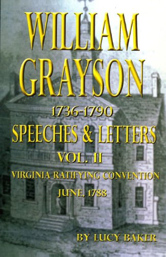 Amazon.com: William Grayson, Letters and Speeches, Vol II eBook : Baker ...