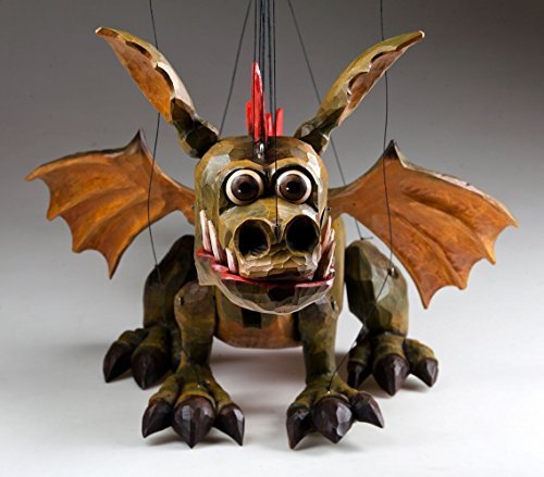 Buy Czech Marionettes, Dragon Spike – Hand Carved and Hand Painted ...