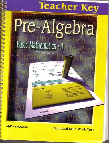 PRE-ALGEBRA, BASIC MATHEMATICS II WITH PROBLEM SOLVING STRETEGIES ...