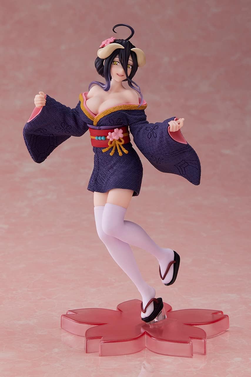 Amazon.com: Overlord IV Coreful Figure - Albedo (Sakura Kimono Ver.) Prize Figure : Toys & Games
